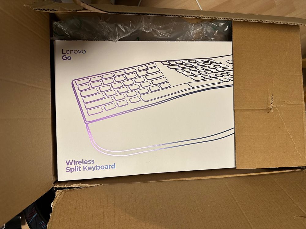 lenovo go wireless split keyboard (Ergonomische Tastatur) (Neu und ...