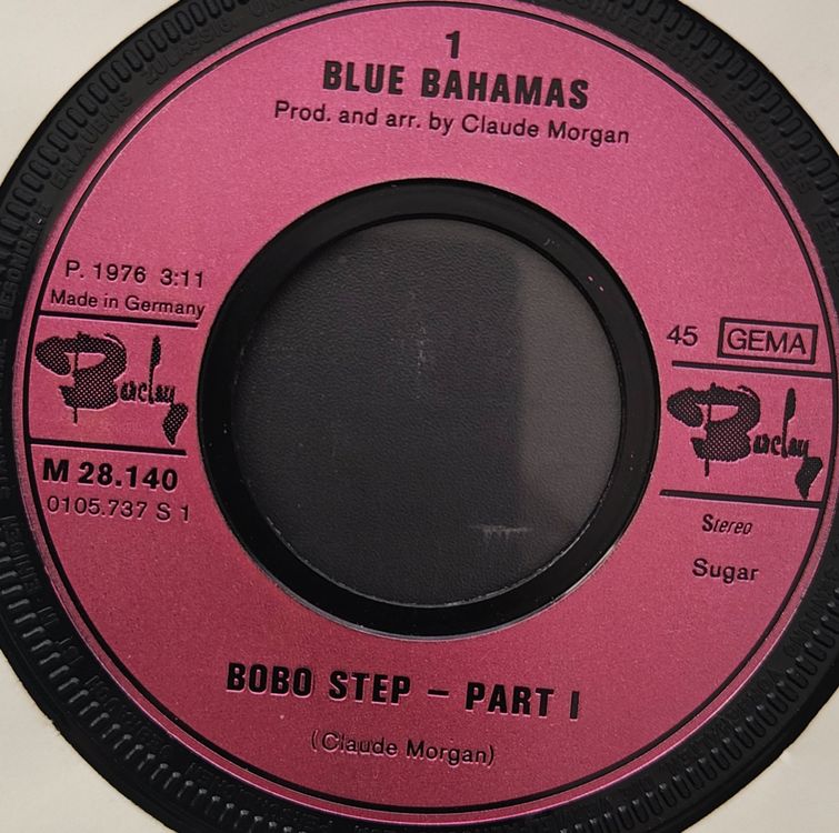 Vinyl-Single Blue Bahamas - Bobo Step - Part 1 und 2 (Gebraucht) in ...