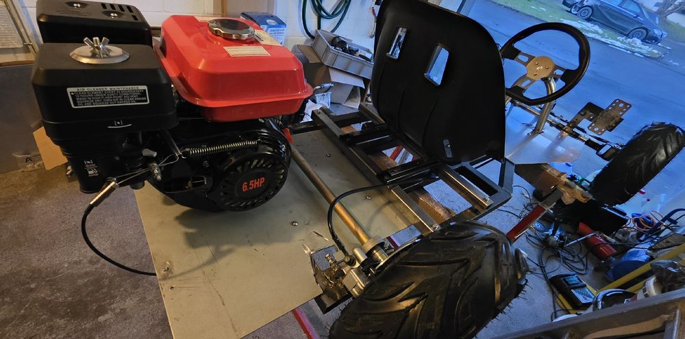 Go-Kart Eigenbau 6.5 PS Benzin lauffaehig (Neu (gemäss Beschreibung ...