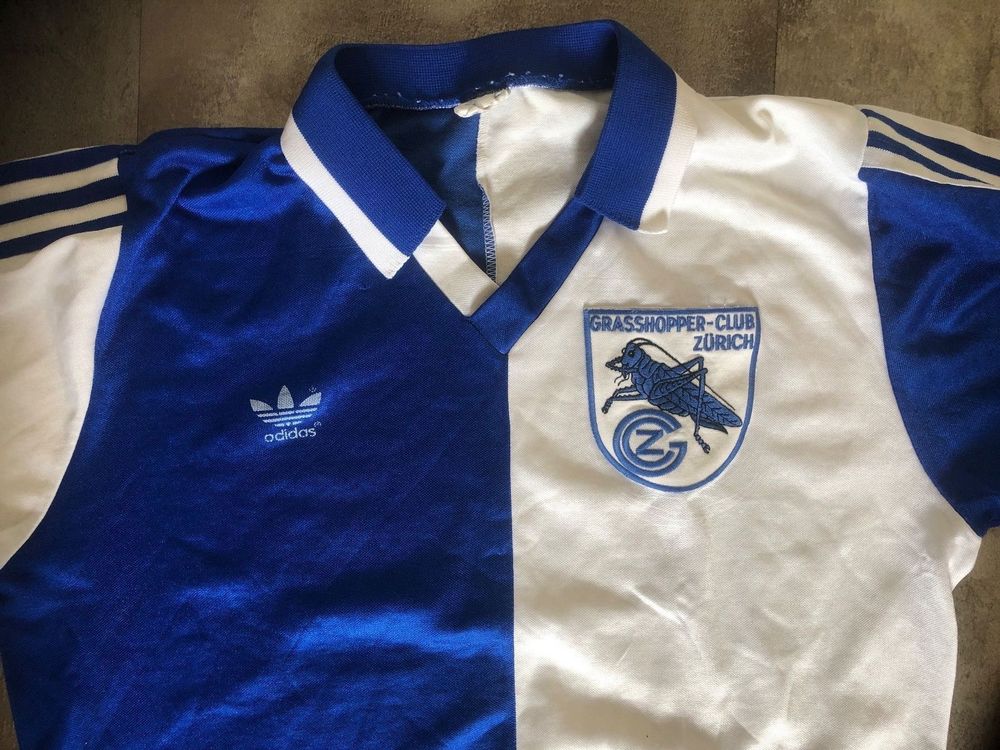 Maillot/Trikot Grasshopper Club Zürich Vintage Adidas L GCZ (Gebraucht ...