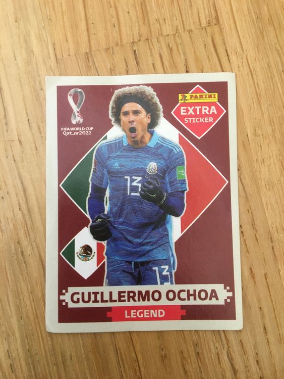 Panini Extra Sticker WM 2022 Guillermo Ochoa base (Neuf (Voir ...