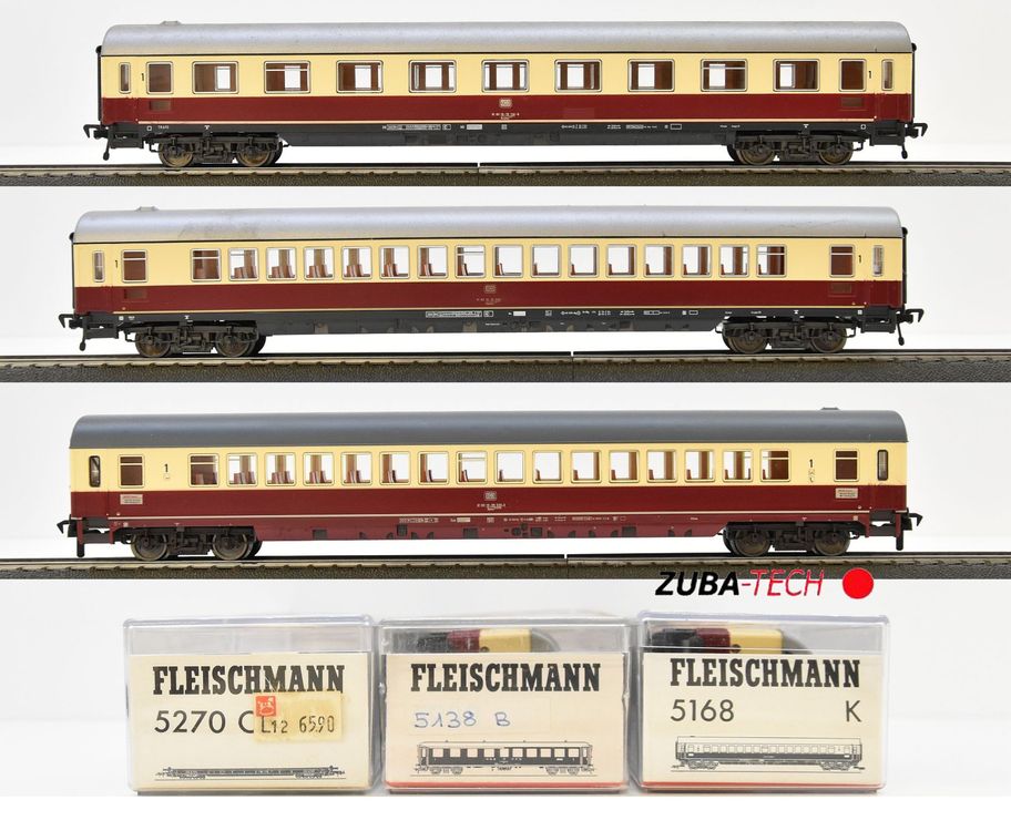 Fleischmann 3x Rheingold Express Reisezugwagen DB H0 GS OVP (Gebraucht) in St. Gallen für CHF 29 ...