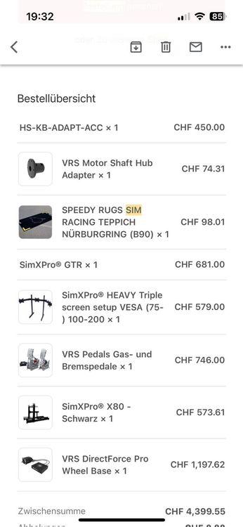 Profi Sim-Rig (Gebraucht) in Laax GR 2 für CHF 4000 – nur Abholung auf ...