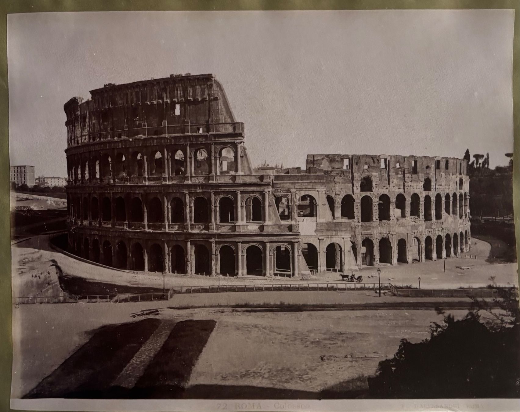 d' Alessandri Fratelli, Roma Colosseum Rom, 1880, Albumin (Gebraucht ...