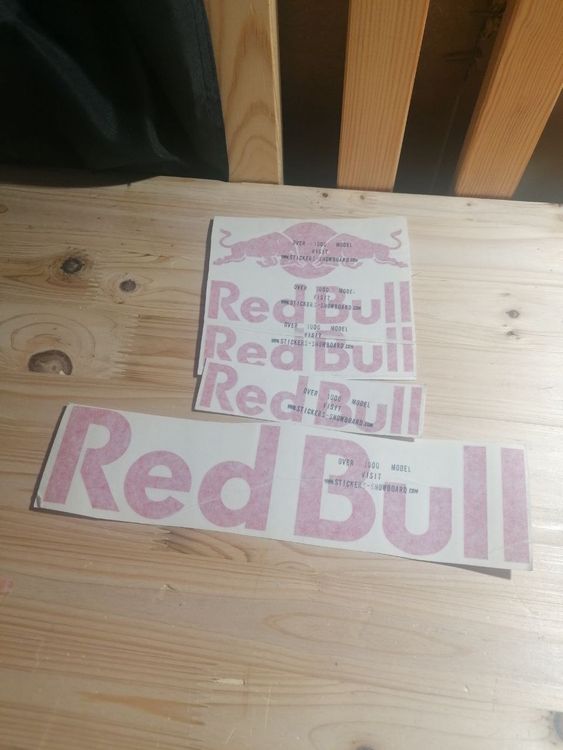 Red Bull Sticker Set - Snowboard/Ski Aufkleber - Neu! (Neu (gemäss ...