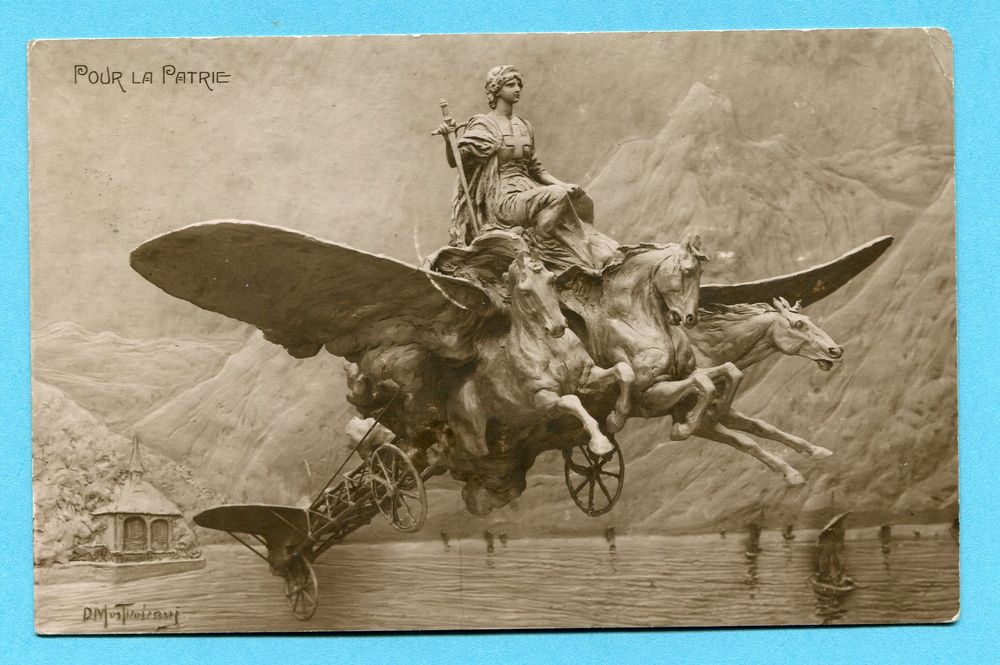 Karte Flieger Nr. 2c mit Zudruck auf Rückseite 1915 (Gebraucht) in ...