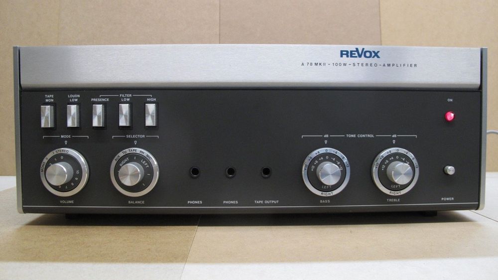 REVOX A78 MKII - STEREO -VERSTÄRKER neu belebt | Kaufen auf Ricardo