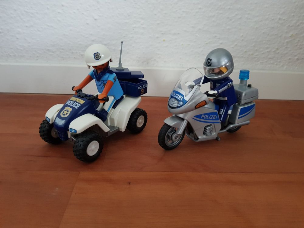 Playmobil Polizeiset mit Speedboot und Motorrad | Kaufen auf Ricardo