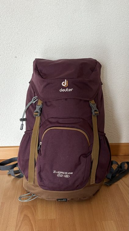 Wanderrucksack Damen, Deuter Zugspitze 22 SL, Aubergine | Kaufen auf ...