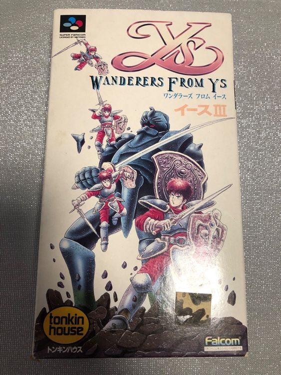 Ys 3 - Wanderers from Ys - Super Famicom Japan Spiel | Kaufen auf Ricardo