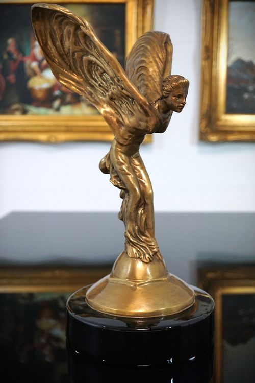 BRONZE EMILY SPIRIT OF ECSTASY ROLLS ROYCE SKULPTUR FIGUR (Gebraucht) in Vettweiß für CHF 303 ...