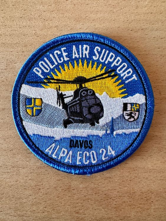 WEF 2024 Polizei-Patch (Neu und originalverpackt) in Männedorf für CHF ...