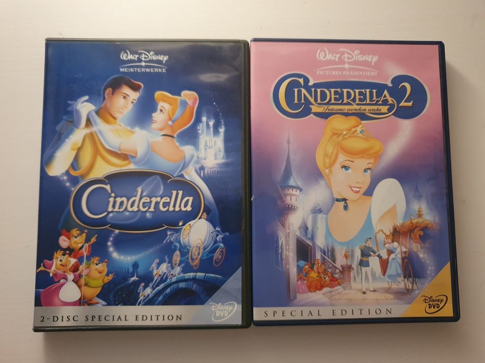 Disney: Cinderella 1 & 2 DVD 📀 (Gebraucht) in Sierre für CHF 7.95 – mit ...