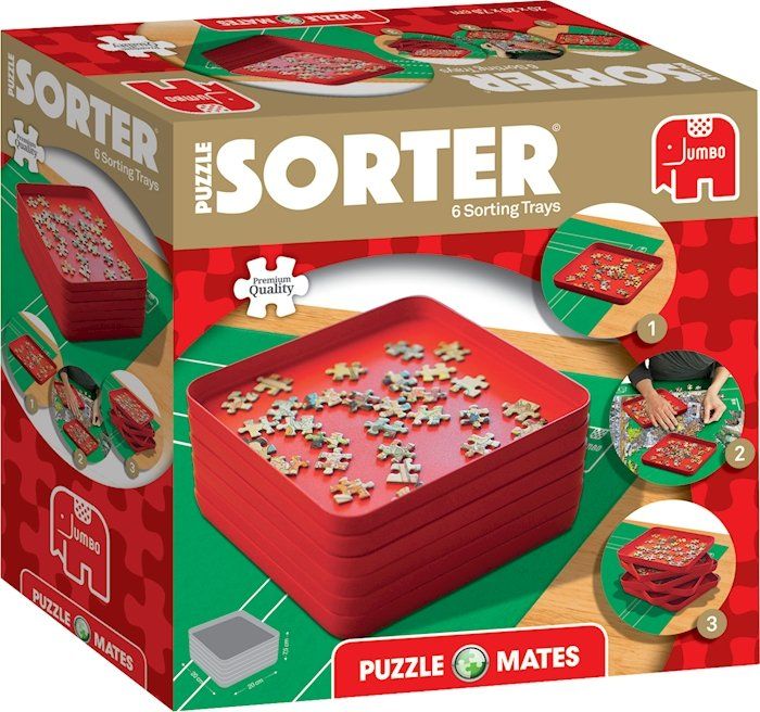 Jumbo Puzzle Sortierfächer 6 Stück, 20x20 cm, Kunststoff (Neu und originalverpackt) in Schlatt ...