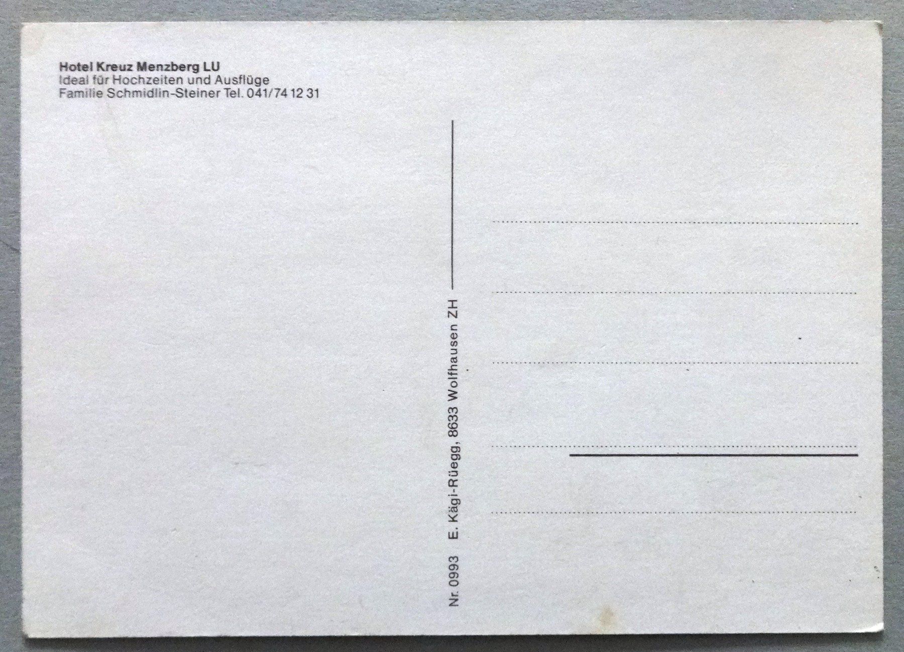 Hotel Kreuz, Menzberg LU (Gebraucht) in Fétigny für CHF 1 – mit ...