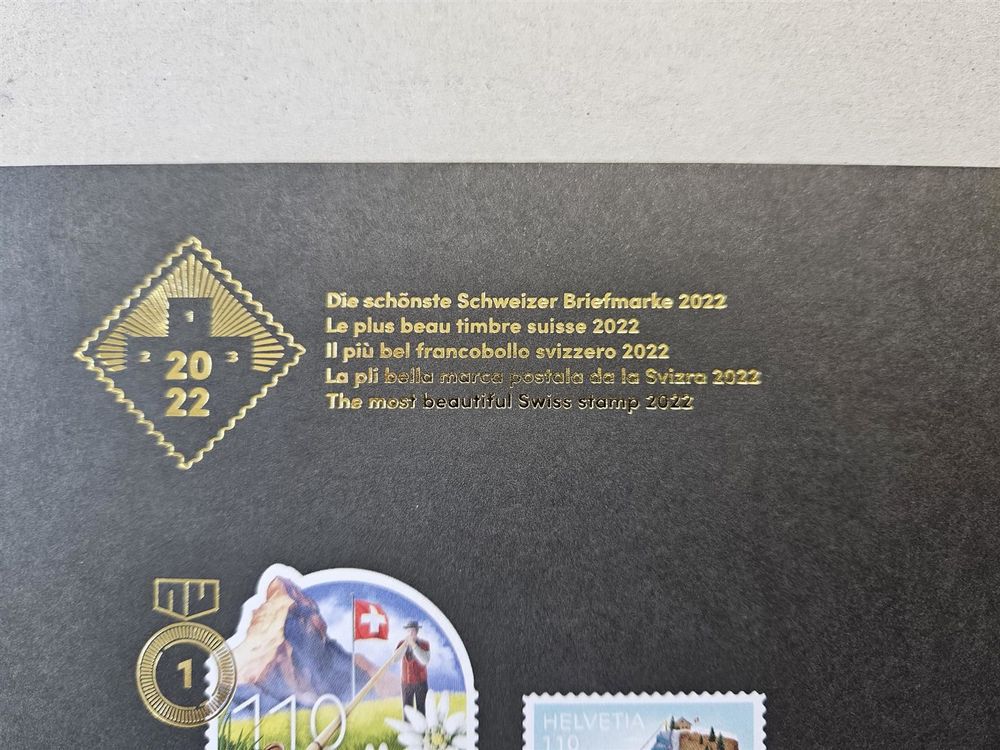 Limitierter Sonderbrief schönste Briefmarke der Schweiz 2023 (Gebraucht ...