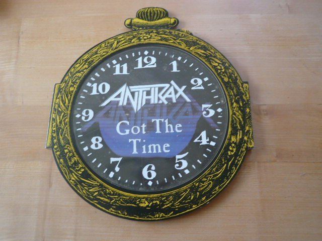 Anthrax – Got The Time - 10" CLOCK SHAPED PACKAGE - 1990 (Neu (gemäss ...