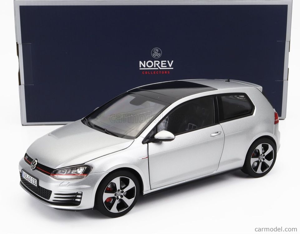 VW GOLF VII GTI 2013 SILBER 1:18 NOREV (Neu und originalverpackt) in ...