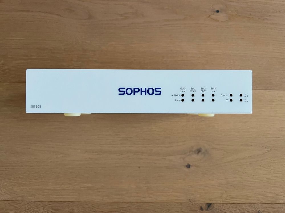 Firewall Sophos SG 105 Rev 3. (Gebraucht) in St. Gallen für CHF 150 – mit Lieferung auf Ricardo ...