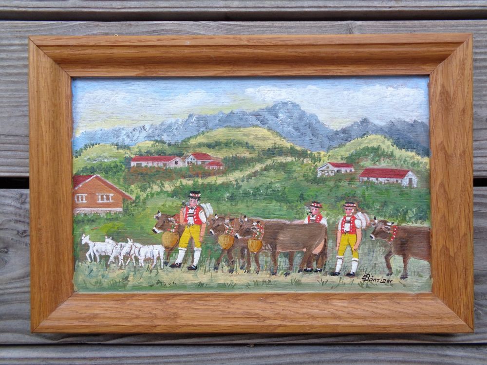 APPENZELLER ALPAUFZUG Z.SCHWÄGALP BAUERNMALEREI NAIVE MALER (Gebraucht) in Henggart für CHF 120 ...