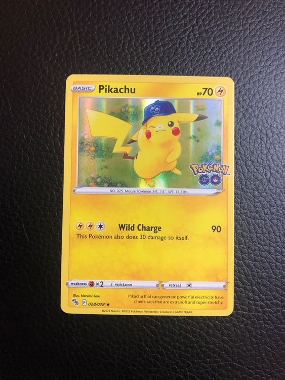 Pokemon GO Pikachu holo 28/78 Ab 1 | Kaufen auf Ricardo