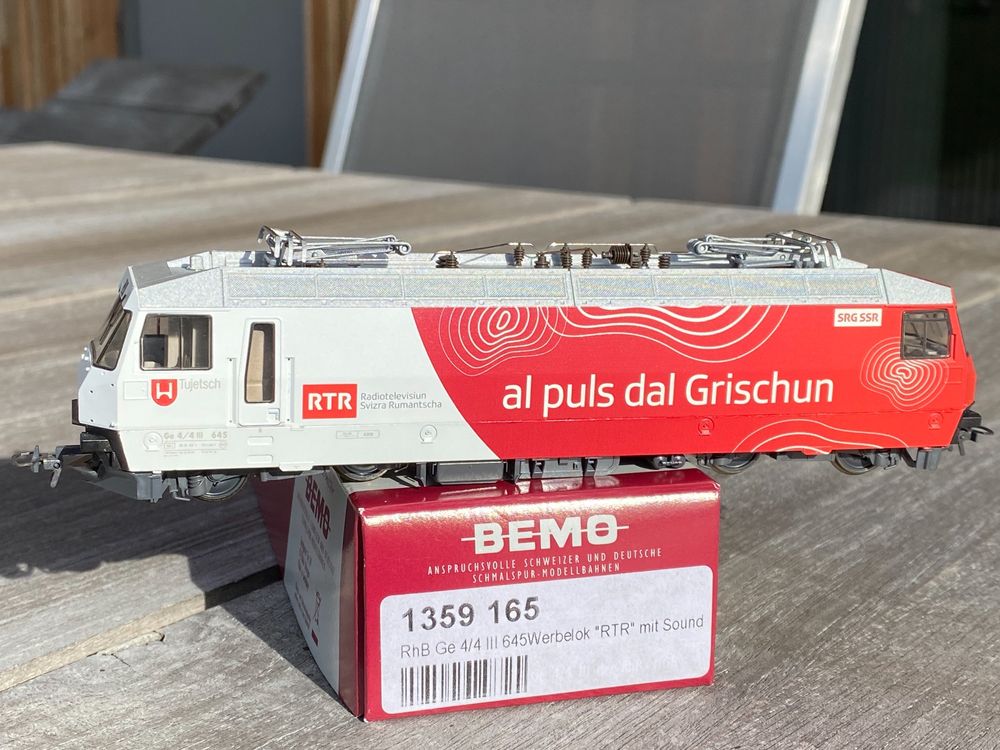 RhB H0m Bemo Ge 4/4 III 645 Tujetsch RTR Werbung (Gebraucht) in Goldau für CHF 449 – mit ...