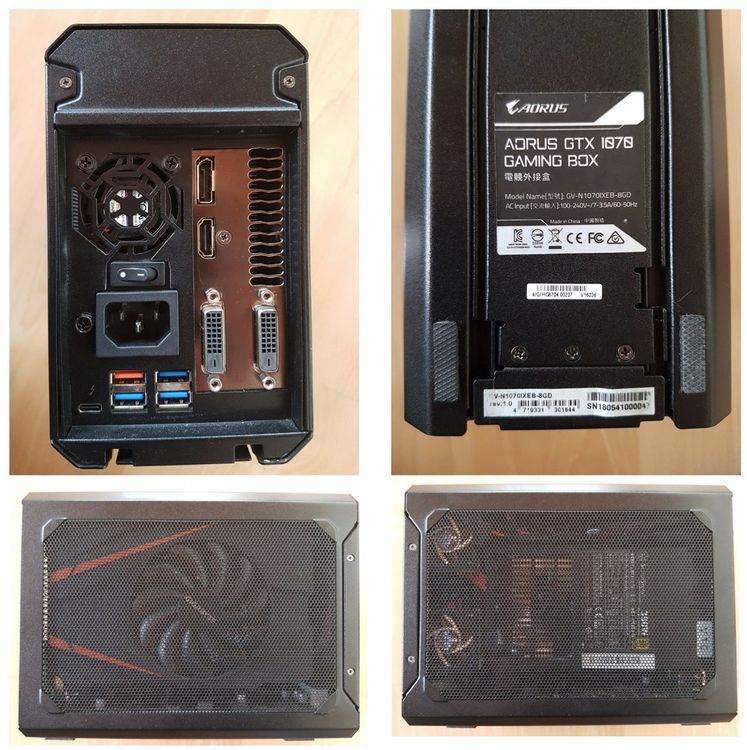 eGPU / externe Grafikkarte / Aorus GTX 1070 Gaming Box | Kaufen auf Ricardo