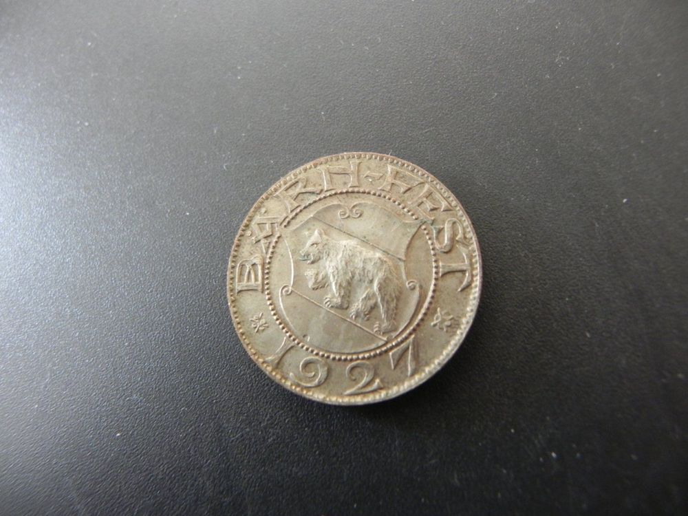 Medaille Bern 5 Festbatzen 1927 - Bärn Fest (Gebraucht) in Biel/Bienne für CHF 2.9 – mit ...
