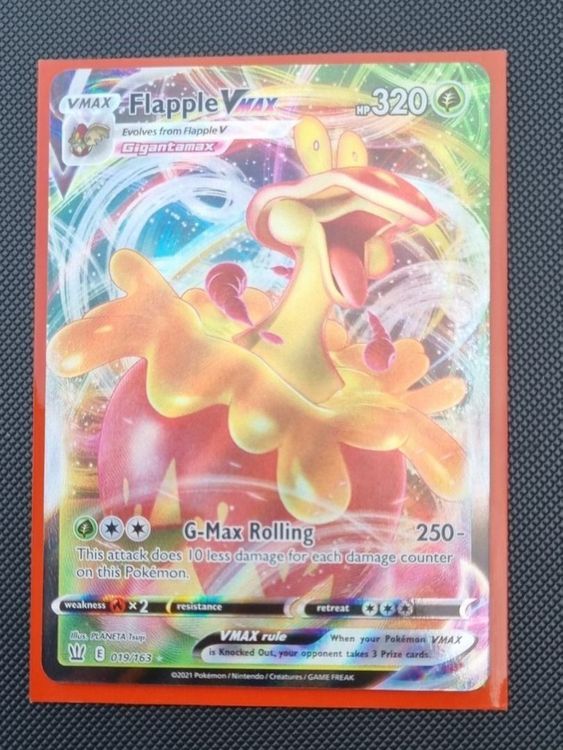 Flapple VMax 019/163 Pokemon (Neu (gemäss Beschreibung)) in Embrach für ...