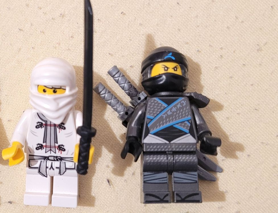 Lego Ninjago 2 seltene Figuren: Zane und Nya (Gebraucht) in La Tour-de ...