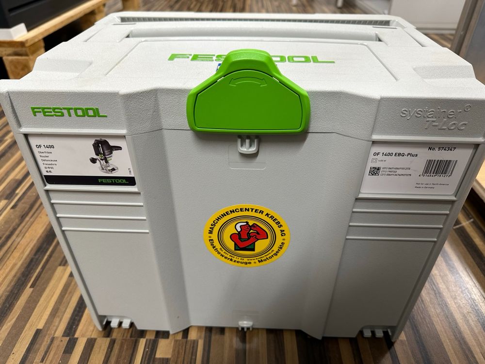 Festool OF1400 EBQ-Plus mit FS-Adapter und Fräsern (Gebraucht) in ...