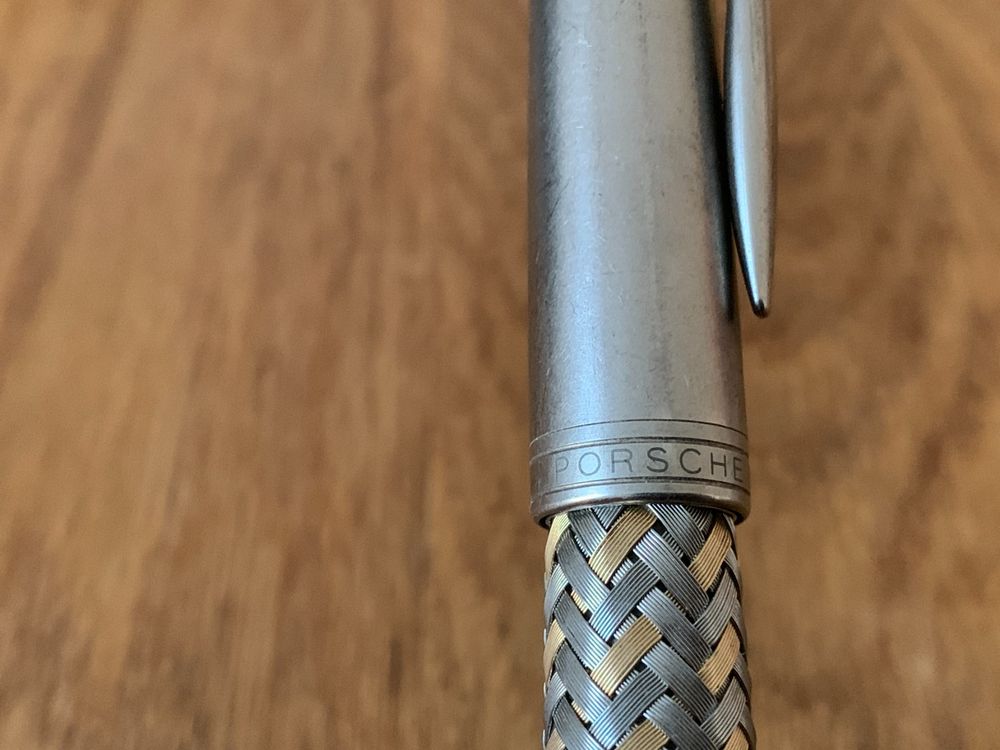 Porsche Design Kugelschreiber P3110 TEC FLEX Gold/Steel | Kaufen auf Ricardo