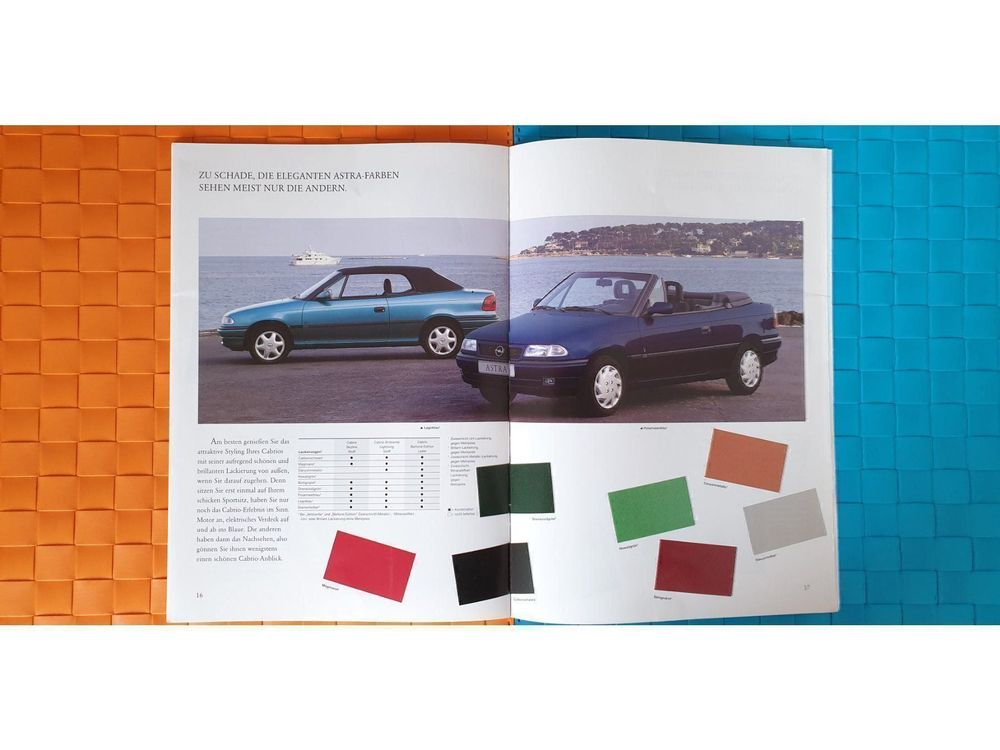 OPEL ASTRA CABRIO - Prospekt / Katalog | Kaufen auf Ricardo