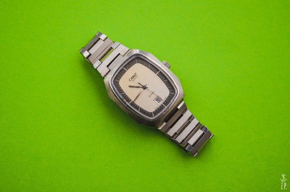 Camy Geneve Swiss Vintage Quartz Watch Linen Dial (Gebraucht) in Boswil ...