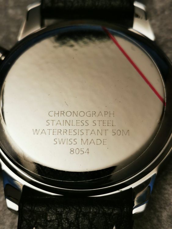 Chronograph ETA G10.211 Swiss Quartz Herrenarmbanduhr - neu (Neu und ...