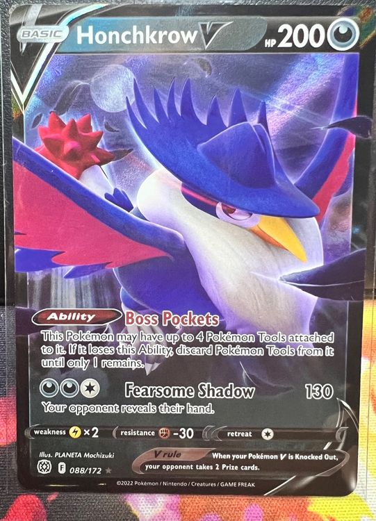 Pokemon - Honchkrow - 088/172 - Brilliant Stars EN | Kaufen auf Ricardo