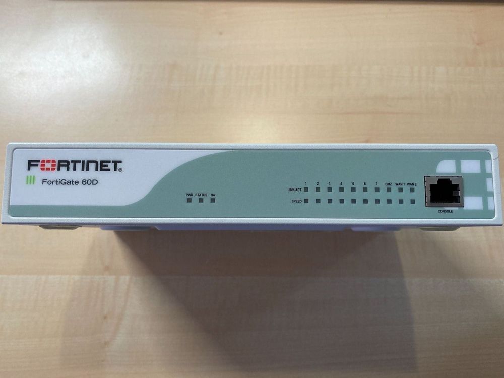 Fortinet FortiGate 60D, factoryreseted (D'occasion) à Hochfelden pour ...