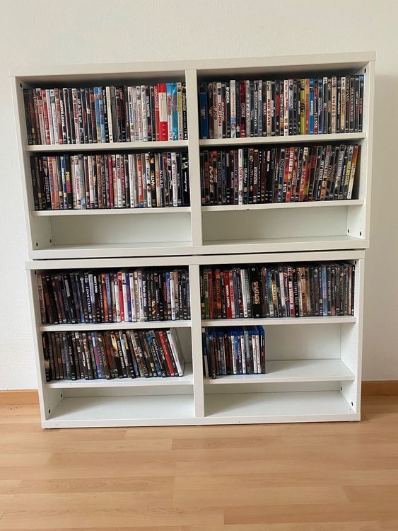 Gestell 2 Stück inlusive ca. 280 DVD Bluray (Gebraucht) in Ibach für ...