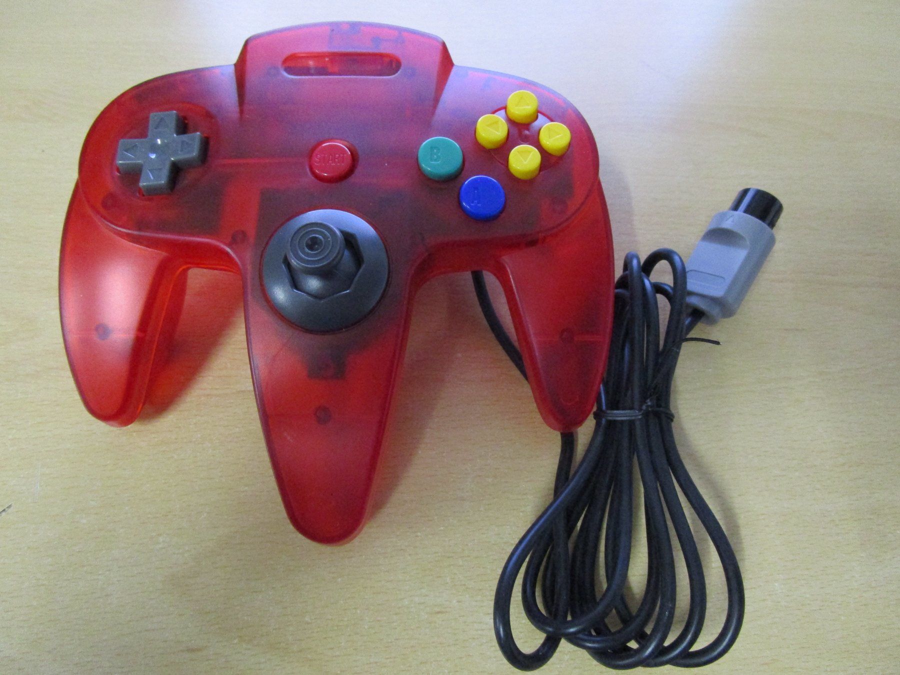 Nintendo 64 Controller - Farbe clear red - Neuware - N64 Pad (Neu ...