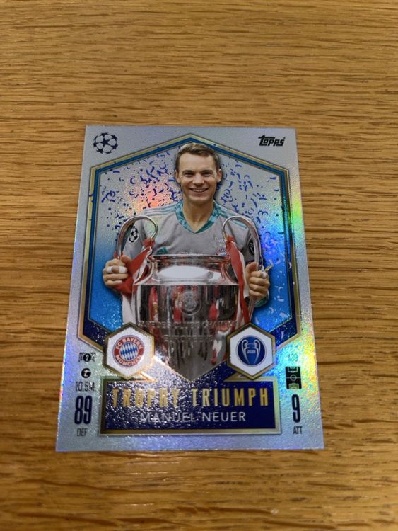 FC Bayern München Match Attax Karte Manuel Neuer (Neu (gemäss ...