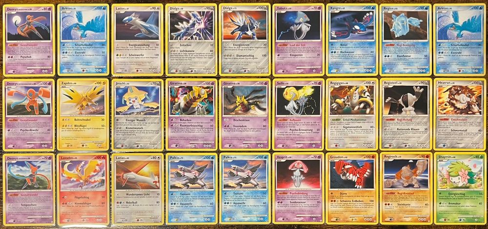 27 Vintage Seltene Legendäre Pokémon Karten Boosterfrisch | Kaufen auf ...