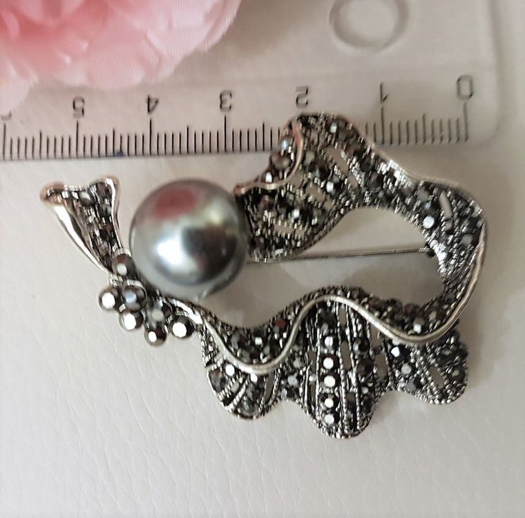 broche #88, art deco, vintage/ neue Brosche (Neu und originalverpackt ...