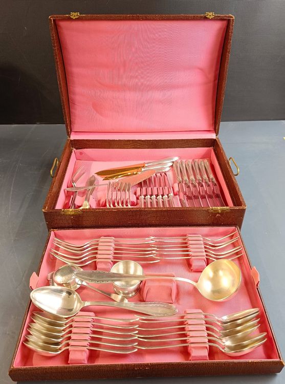 56 tlg. Berndorf Besteckset im Koffer 90 versilbert (Gebraucht) in Basel für CHF 50 – mit ...