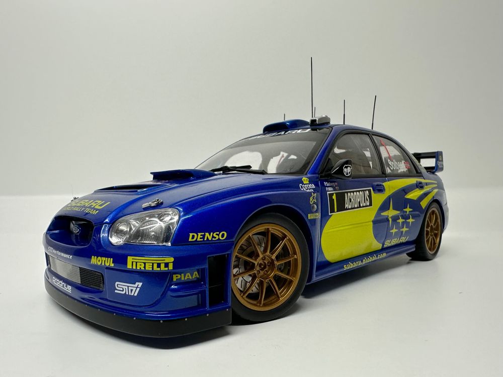 Subaru Impreza WRC (Blobeye) 1:18,Solberg,Acropolis, AutoArt (Gebraucht ...