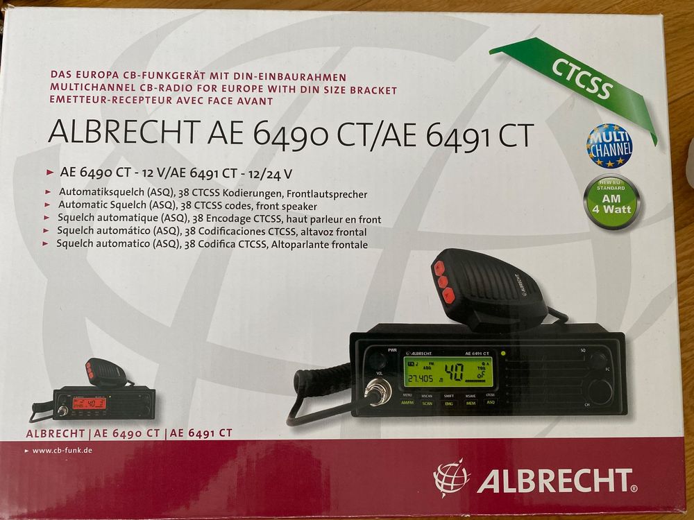 CB-Funkgerät | Albrecht AE 6491 CT (Gebraucht) in Frick für CHF 70 ...