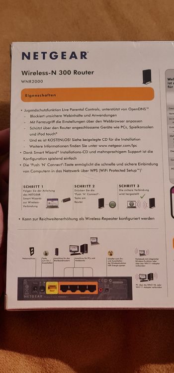 Netgear Wireless-N 300 Router Neu, noch original in Folie (Neu und ...