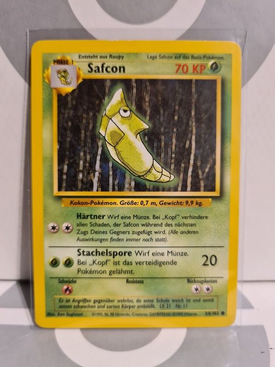SAFCON BASE SET POKEMON KARTE 1999 (Gebraucht) in Uerzlikon für CHF 1 ...