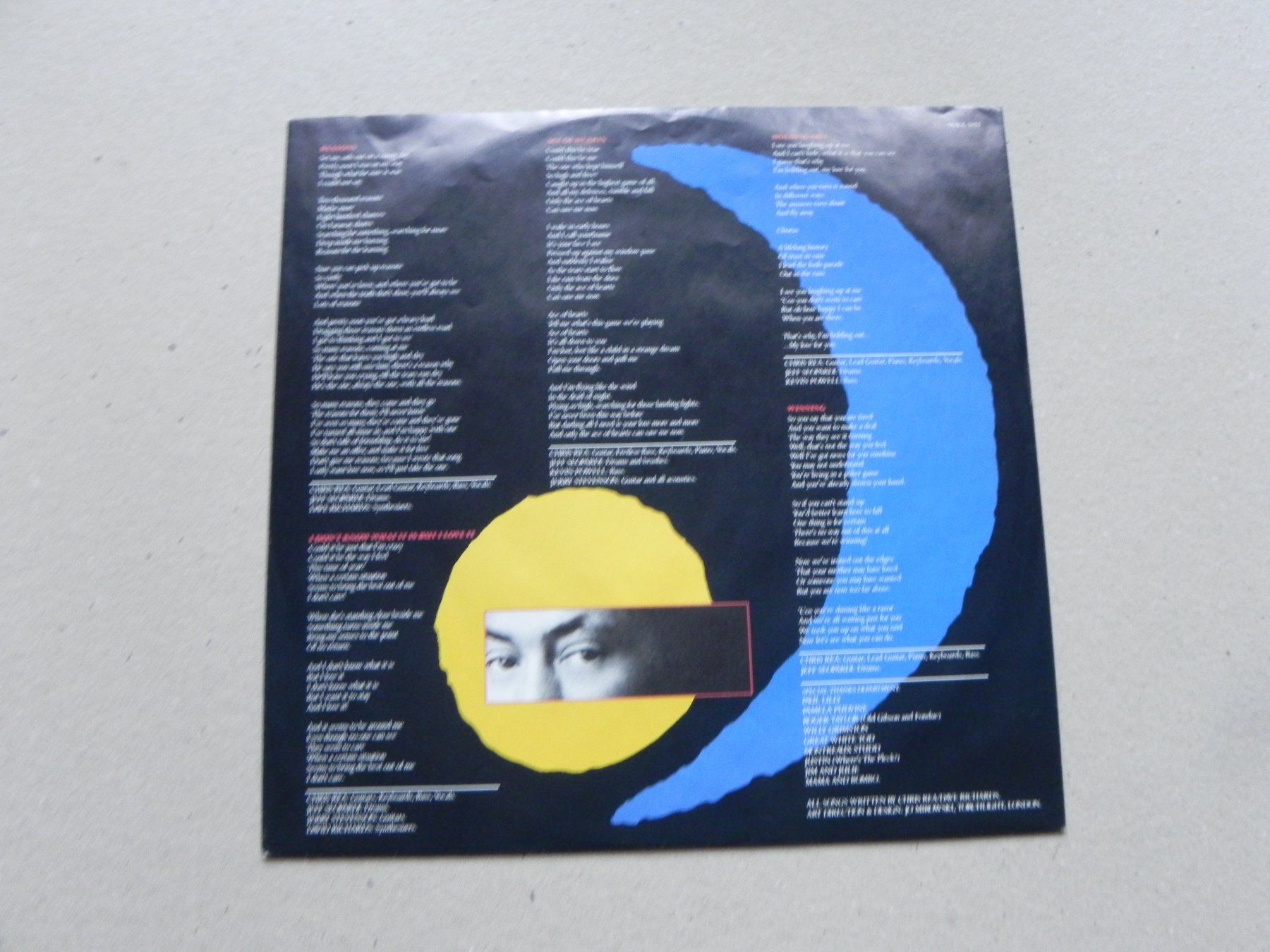 LP brit. Blues Rock Gitarrist und Sänger Chris Rea 1984 (Gebraucht) in ...