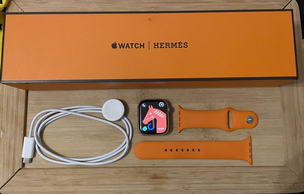 Apple watch Series 7 Hermès GPS + Cellular 45mm (Gebraucht) in ...