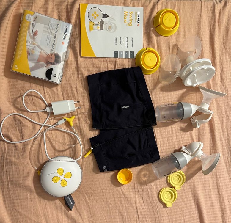 Medela Swing Maxi elektrische Doppelpumpe & 2 Bustier | Kaufen auf Ricardo